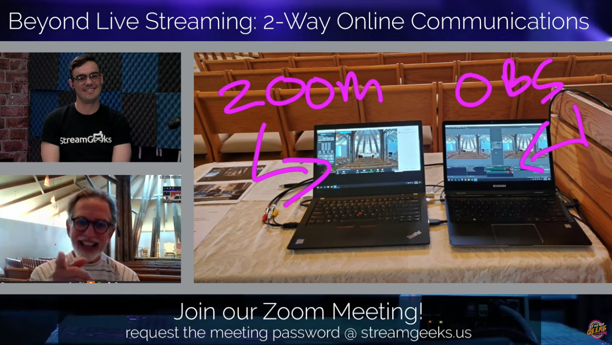 Tips for Online Services & Spiritual Sharing Sessions w/ Zoom - StreamGeeks
