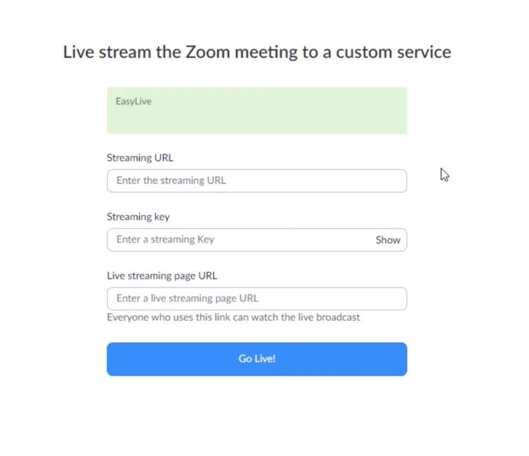 How to live stream with Zoom - StreamGeeks