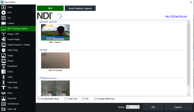 How to use NDI with vMix - StreamGeeks