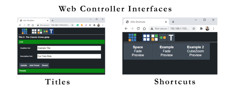 How to control vMix remotely with the Web Controller - StreamGeeks