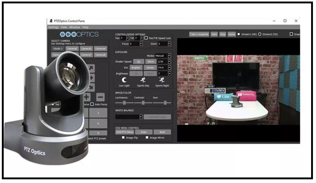 PTZ Camera Control Options - StreamGeeks
