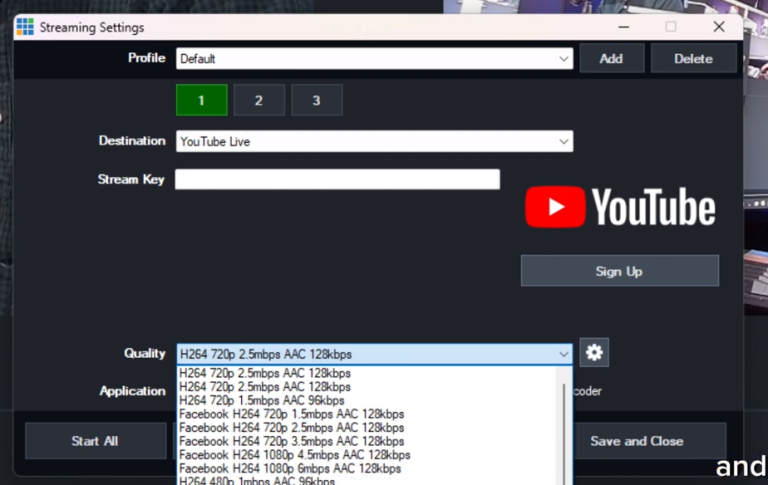 How to set up vMix for streaming w/ vMix Streaming Quality - StreamGeeks